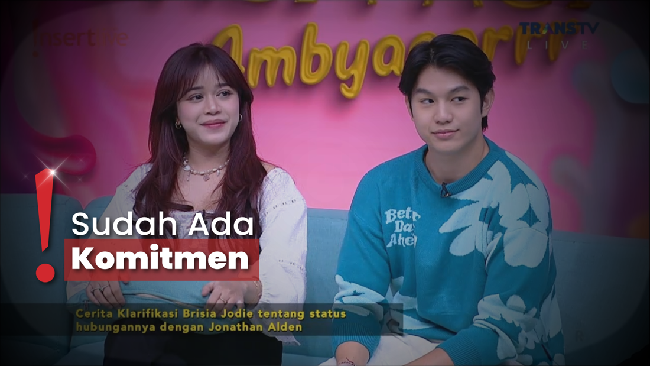 Sempat Tutupi Statusnya, Brisia Jodie-Jonathan Alden Akui Pacaran