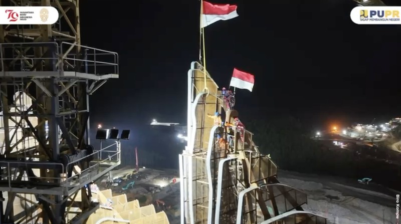 Penampakan Garuda Raksasa Kantor Presiden RI Berdiri Megah di IKN