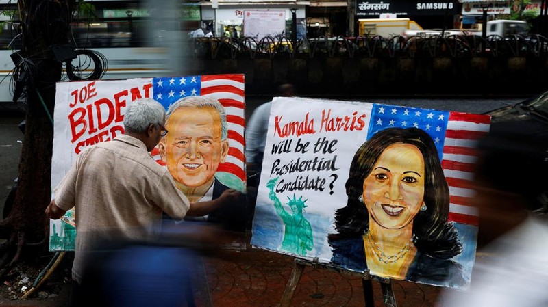 Potret India 'Demam' Kamala Harris, Siap Gantikan Biden di Pilpres AS