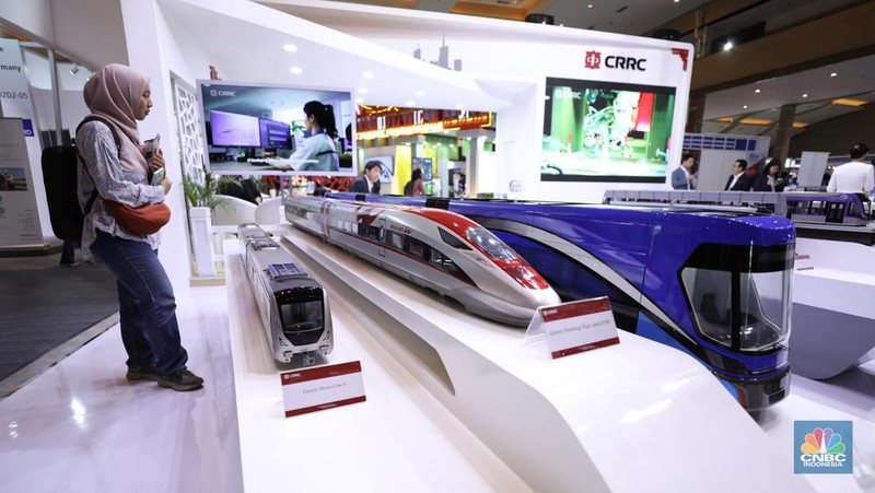 Ada Pameran Kereta Api di Kemayoran, LRT Sampai Whoosh Unjuk Gigi