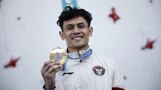 Profil Veddriq Leonardo, Atlet Panjat Tebing Penyumbang Emas untuk Indonesia di Olimpiade Paris 2024