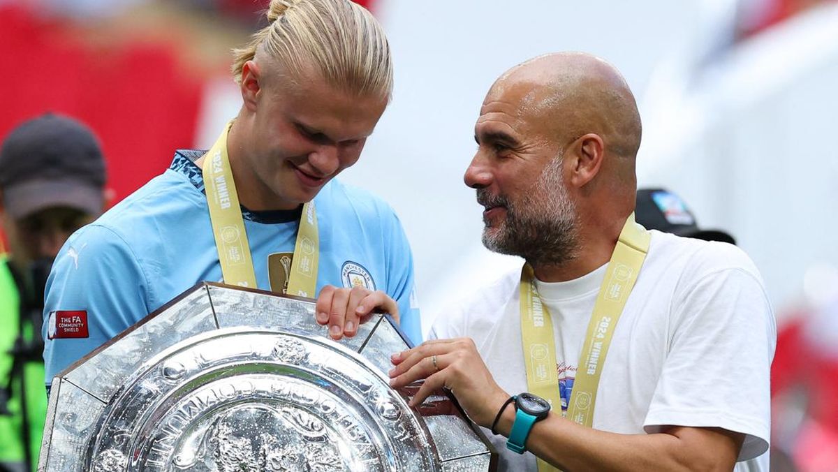 Reaksi Guardiola Usai Juara Community Shield: MU Sangat Bahaya