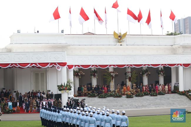Upacara Peringatan HUT ke-79 RI di Istana Merdeka Jakarta