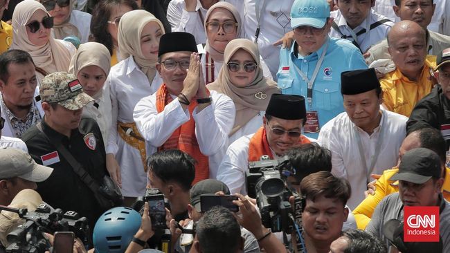 Ridwan Kamil-Suswono Resmi Daftar Pilgub Jakarta 2024