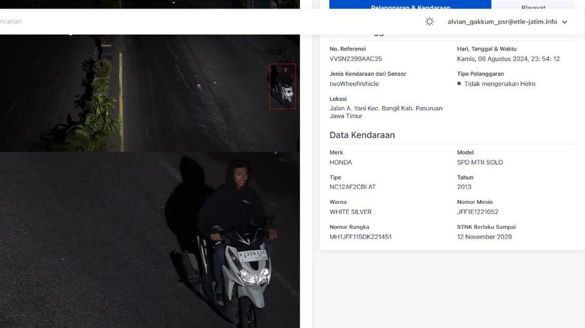 Viral Pemotor Bonceng Pocong Kena ETLE, Polisi Pastikan Hoaks