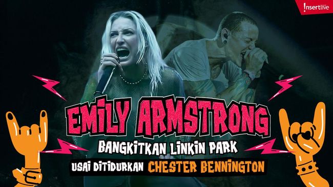 Emily Armstrong Bangkitkan Linkin Park Usai Ditidurkan Chester Bennington