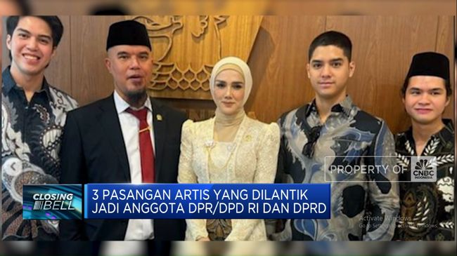 Video: 3 Pasang Artis Anggota DPR, Ahmad Dhani-Mulan Hingga Uya Kuya