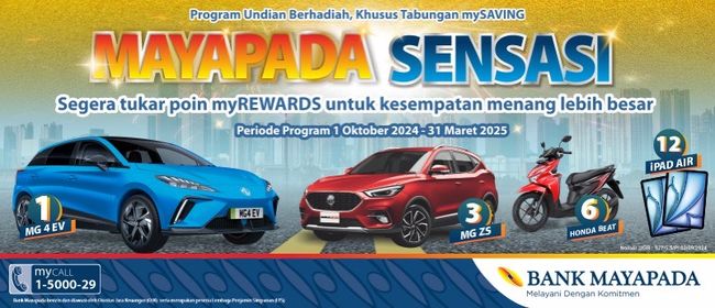 Apresiasi Nasabah, Bank Mayapada Luncurkan Undian Mayapada Sensasi