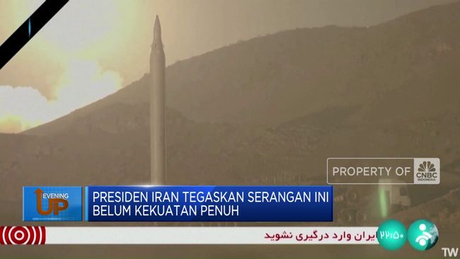 Video: Penampakan Rudal Iran yang Tembus Pertahanan Udara Israel