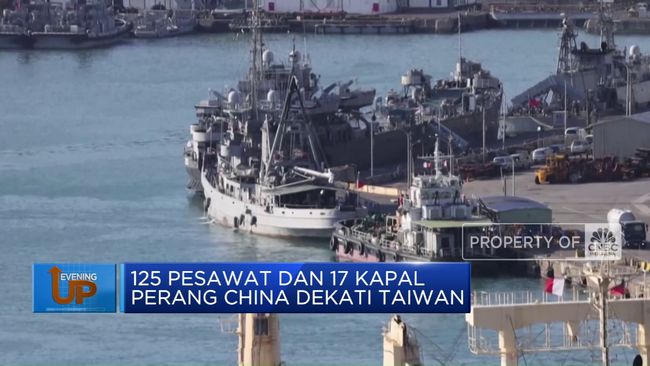 Video: 125 Pesawat & 17 Kapal Perang China Dekati Taiwan