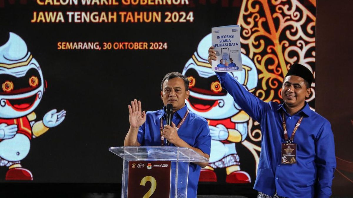 Survei Populi: Elektabilitas Luthfi-Yasin Unggul dari Andika-Hendi