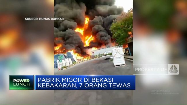 Video: Pabrik Migor di Bekasi Kebakaran, 7 Orang Tewas
