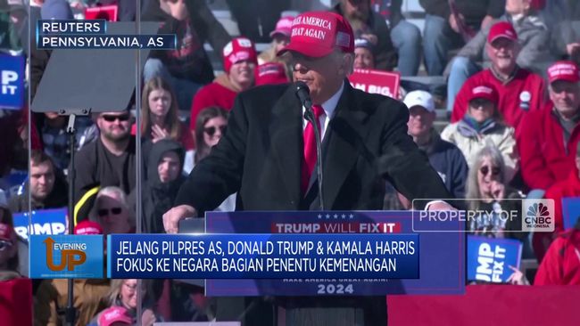 Video: Trump & Harris Fokus ke Wilayah Penentu Kemenangan