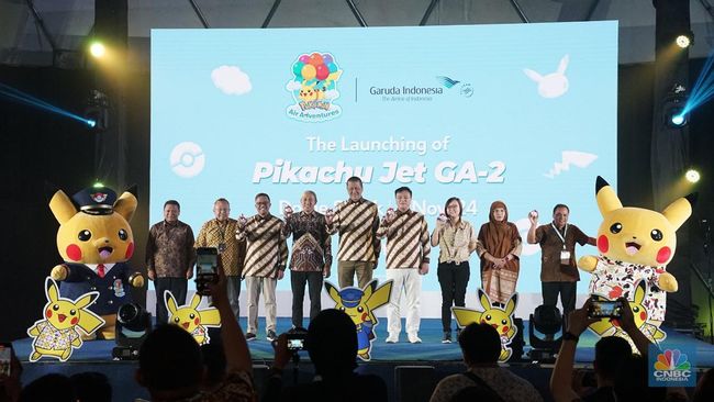 Gandeng Pokemon, Garuda Luncurkan Desain Livery Pikachu Jet GA-2 Gandeng Pokemon, Garuda Luncurkan Desain Livery Pikachu Jet GA-2