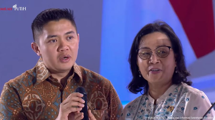 Saat Prabowo Ajak Sri Mulyani - Mayor Teddy Nyanyi Bareng di Hari Guru