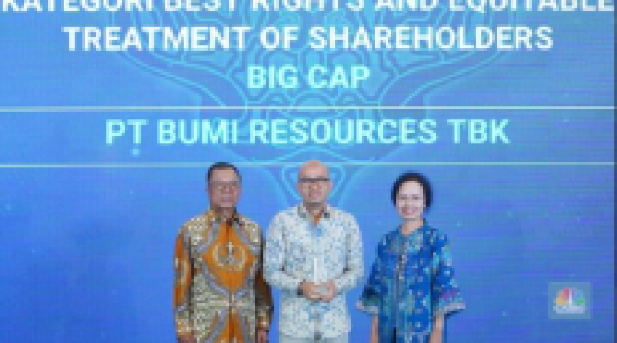 Perkuat Tata Kelola, Bumi Resources (BUMI) Sabet Dua Penghargaan Ini