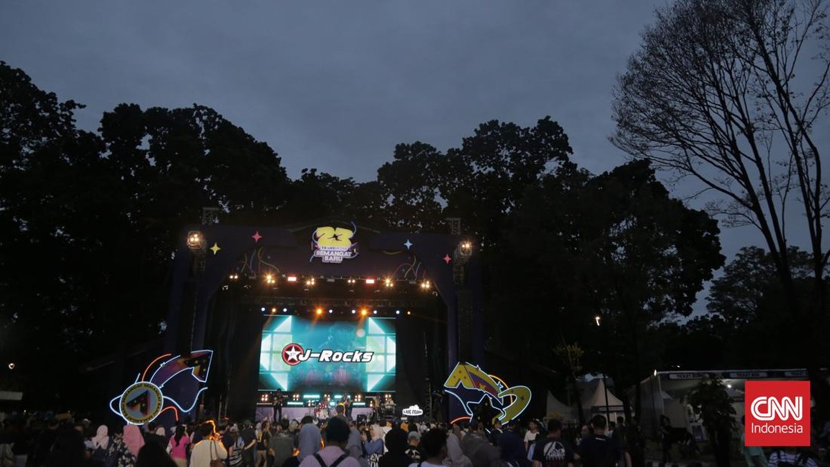 FOTO: Band J-Rocks Meriahkan HUT Transmedia ke-23 di Istora Senayan