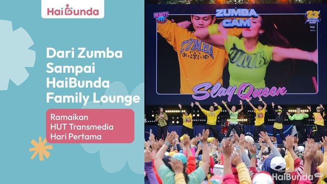 Dari Zumba Sampai HaiBunda Family Lounge Ramaikan HUT Transmedia