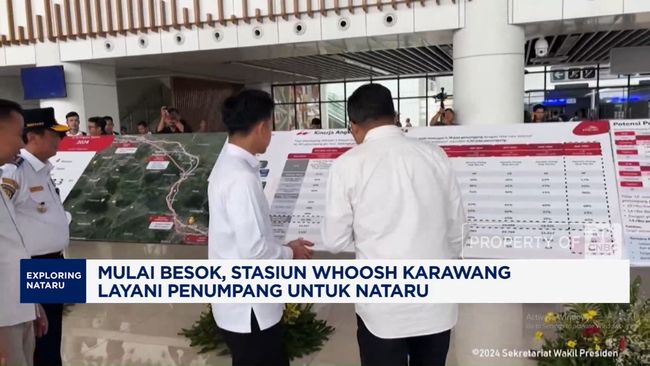 Video: Stasiun Whoosh Karawang Layani Penumpang Selama Nataru