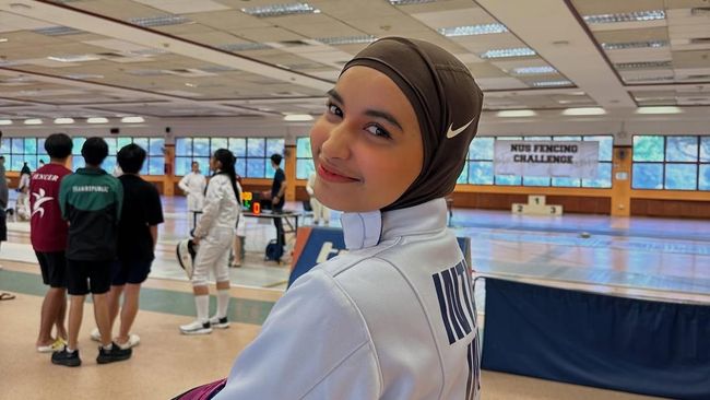 Bangkit, Ini 5 Potret Cut Intan Nabila Kembali Jadi Atlet Anggar usai Di-KDRT Suami - Foto 1