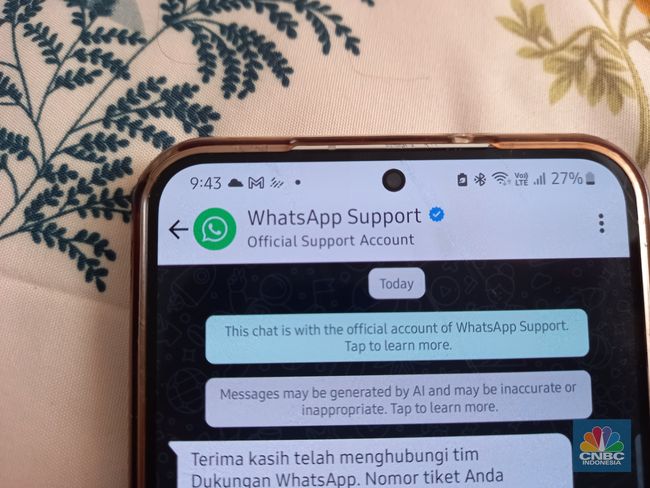 Fitur Baru, Begini Cara Ngobrol Langsung dengan Teknisi WhatsApp
