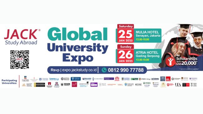 Tahun Baru Semangat Baru: Jack Study Abroad Global University Expo 2025!