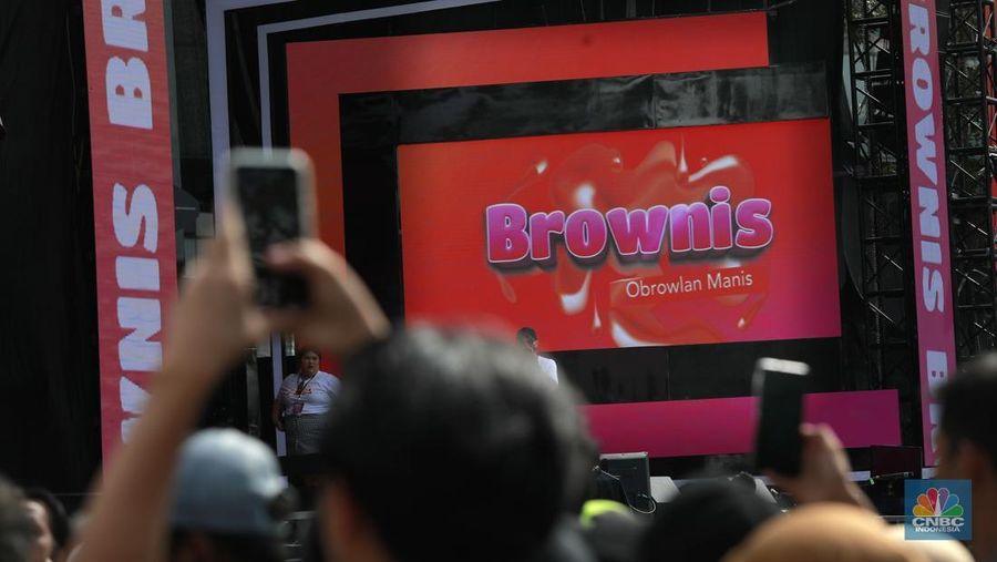 Keseruan Warga Nonton Langsung Program Trans TV Festival Senayan Park