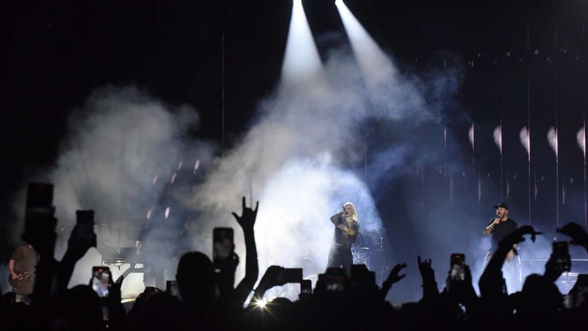 FOTO: Linkin Park Menghentak Konser di Jakarta