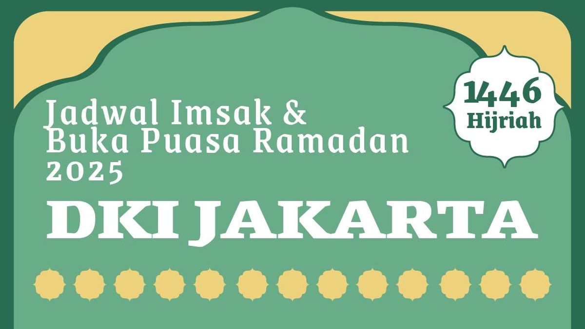 INFOGRAFIS: Jadwal Imsak & Buka Puasa Wilayah DKI Jakarta