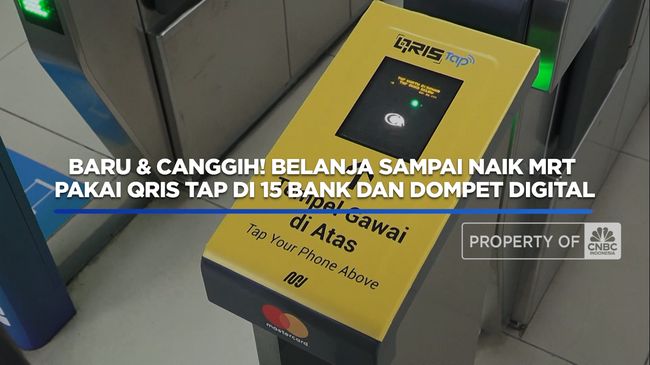 Video: Baru! Belanja-Naik MRT Pakai QRIS Tap 15 Bank & Dompet Digital