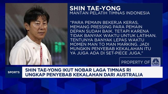 Video: Shin Tae-Yong Ungkap Sebab Kekalahan Timnas RI dari Australia