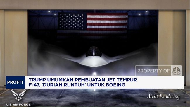Video: Trump Umumkan Pembuatan Jet Tempur, 'Durian Runtuh' Bagi Boeing