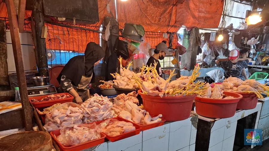 H-4 Lebaran, Harga Daging Ayam dan Daging Sapi di Jakarta Sudah Segini