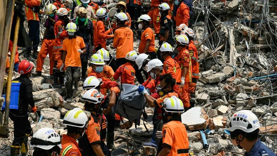 Korban Gempa Myanmar Makin Melonjak, 3.000 Orang Meninggal Dunia