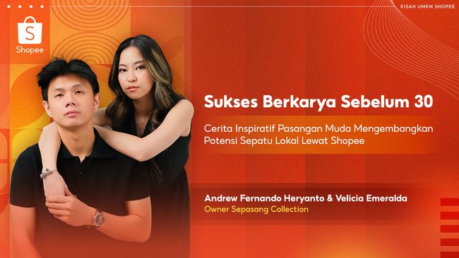 Kisah Pasangan Muda Garap Potensi Sepatu Lokal Lewat Shopee