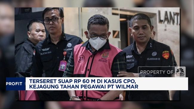 Video: Terseret Suap Kasus CPO, Kejagung Tahan Pegawai PT Wilmar