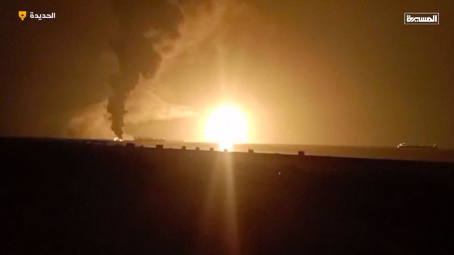 Potret Serangan Baru AS ke Pelabuhan Yaman, 80 Orang Tewas