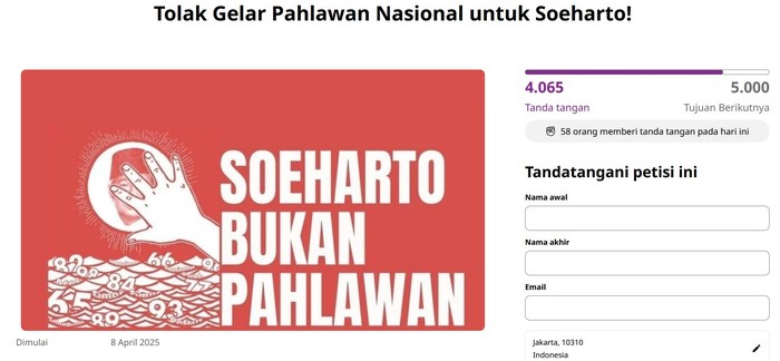 Soeharto Diusulkan Jadi Pahlawan Nasional, Tuai Pro-Kontra hingga Muncul Petisi Penolakan
