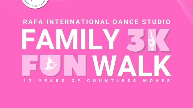 Keseruan RAFA FAMILY 3K FUN WALK, Diikuti Lebih dari 160 Keluarga