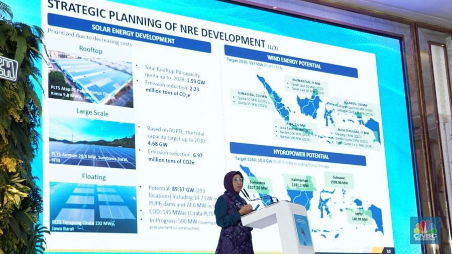 RI Punya Rencana Listrik Baru, 70% dari Energi Terbarukan