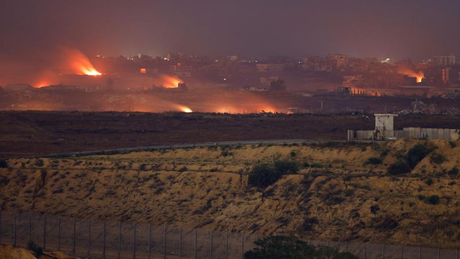Israel Luncurkan Serangan Total, Gaza Kembali Jadi 'Neraka'