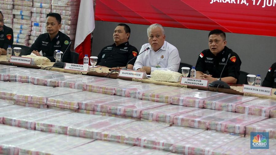 Penampakan Uang Rp 11,8 T Hasil Sitaan Kasus Ekspor CPO Wilmar