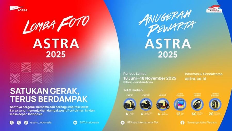 Lomba Foto Astra & Anugerah Pewarta Astra 2025 Dibuka, Ini Syaratnya