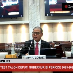 Tok! DPR Pilih Ricky Perdana Gozali Jadi Deputi Gubernur BI