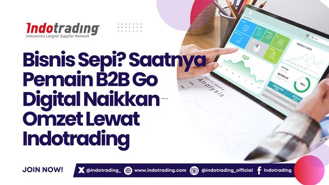 Bisnis Sepi? Saatnya Pemain B2B Go Digital Naikkan Omzet Lewat Indotrading