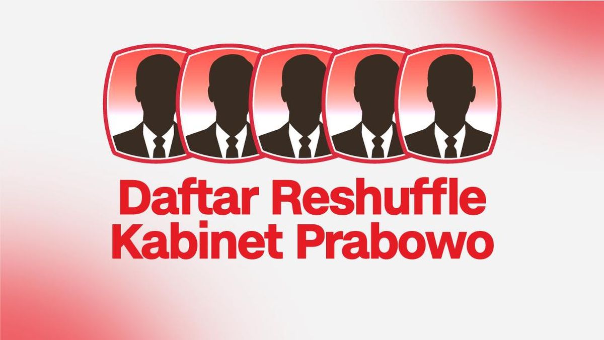INFOGRAFIS: Daftar Reshuffle Kabinet Prabowo