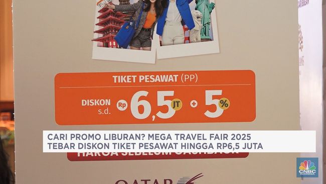 Mega Travel Fair 2025 Tebar Diskon Tiket Pesawat hingga Rp6,5 Juta