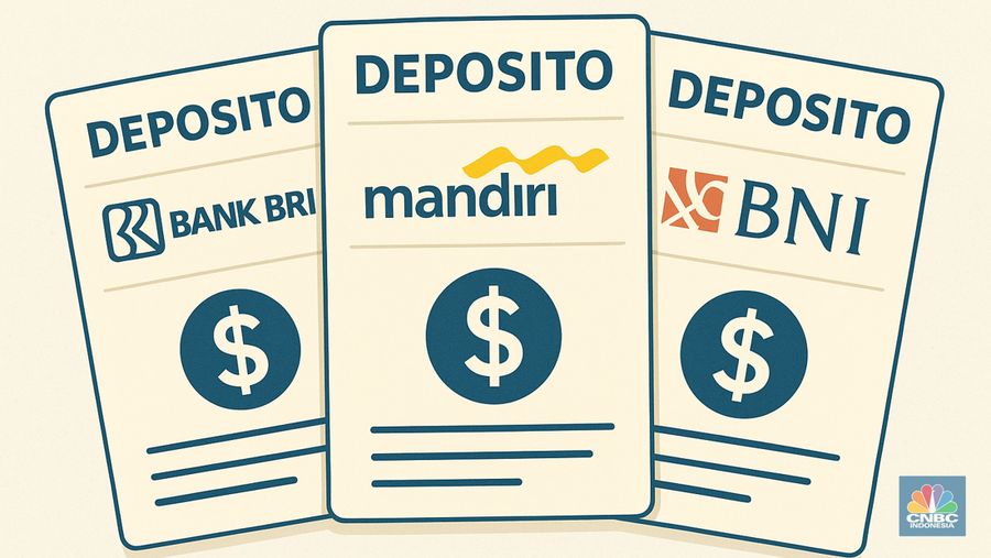 Daftar Bunga Deposito Terbaru BRI, BNI & Mandiri per 2 Juni 2026