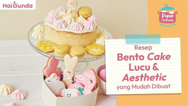 Resep Bento Cake Lucu & Aesthetic yang Mudah Dibuat