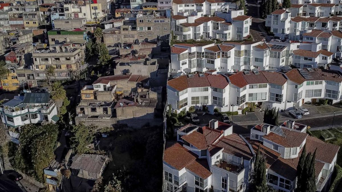 FOTO: Potret Kesenjangan Ekonomi dari Langit Meksiko